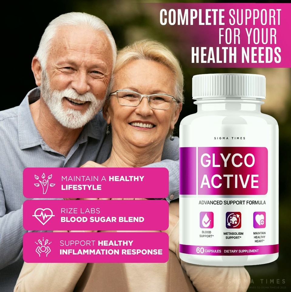 Glyco Active Advanced Blood Support Pills for Healthy Blood Sugar ...