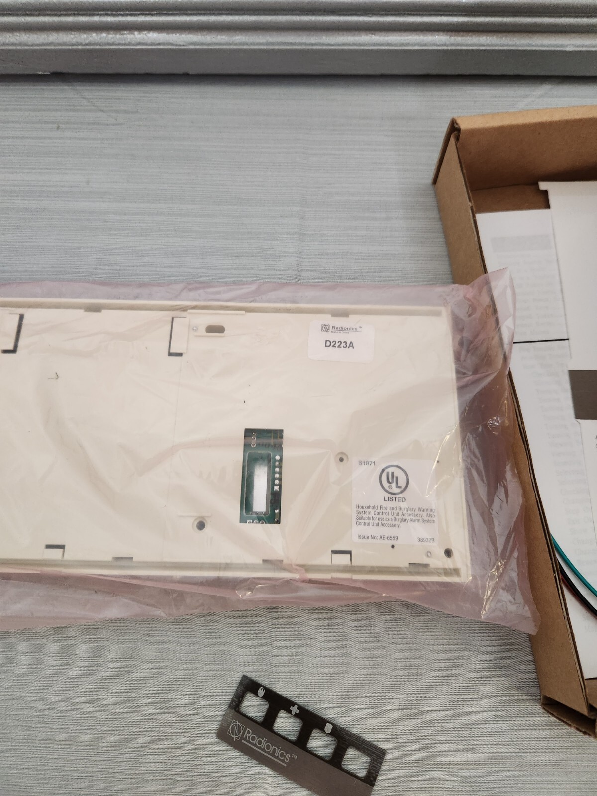 Bosch Radionics D223A D223 Custom Alpha Keypad New Control With Uplink ...