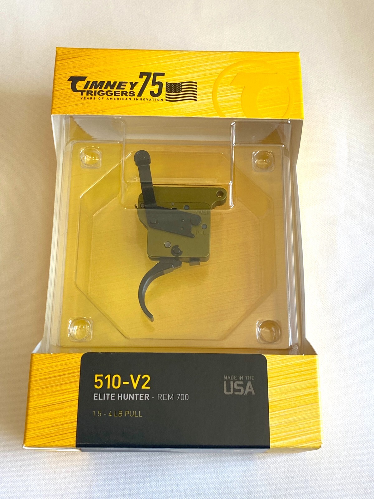 Timney 510-V2 Trigger Elite Hunter Remington 700, Right Hand Black ...