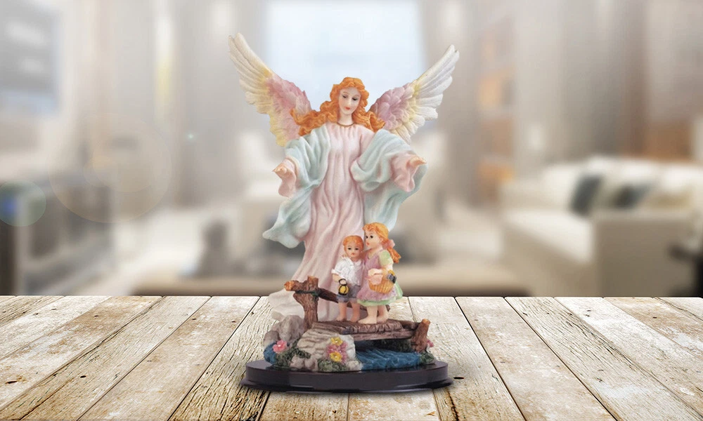 Guardian Angel Statues Child