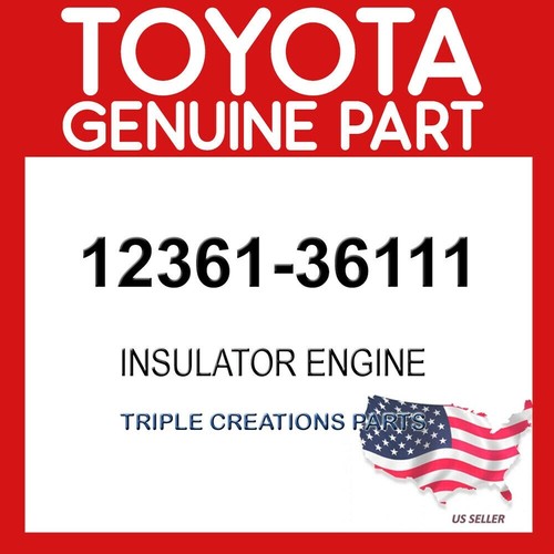 TOYOTA GENUINE 1236136111 INSULATOR ENGINE 12361-36111 | eBay