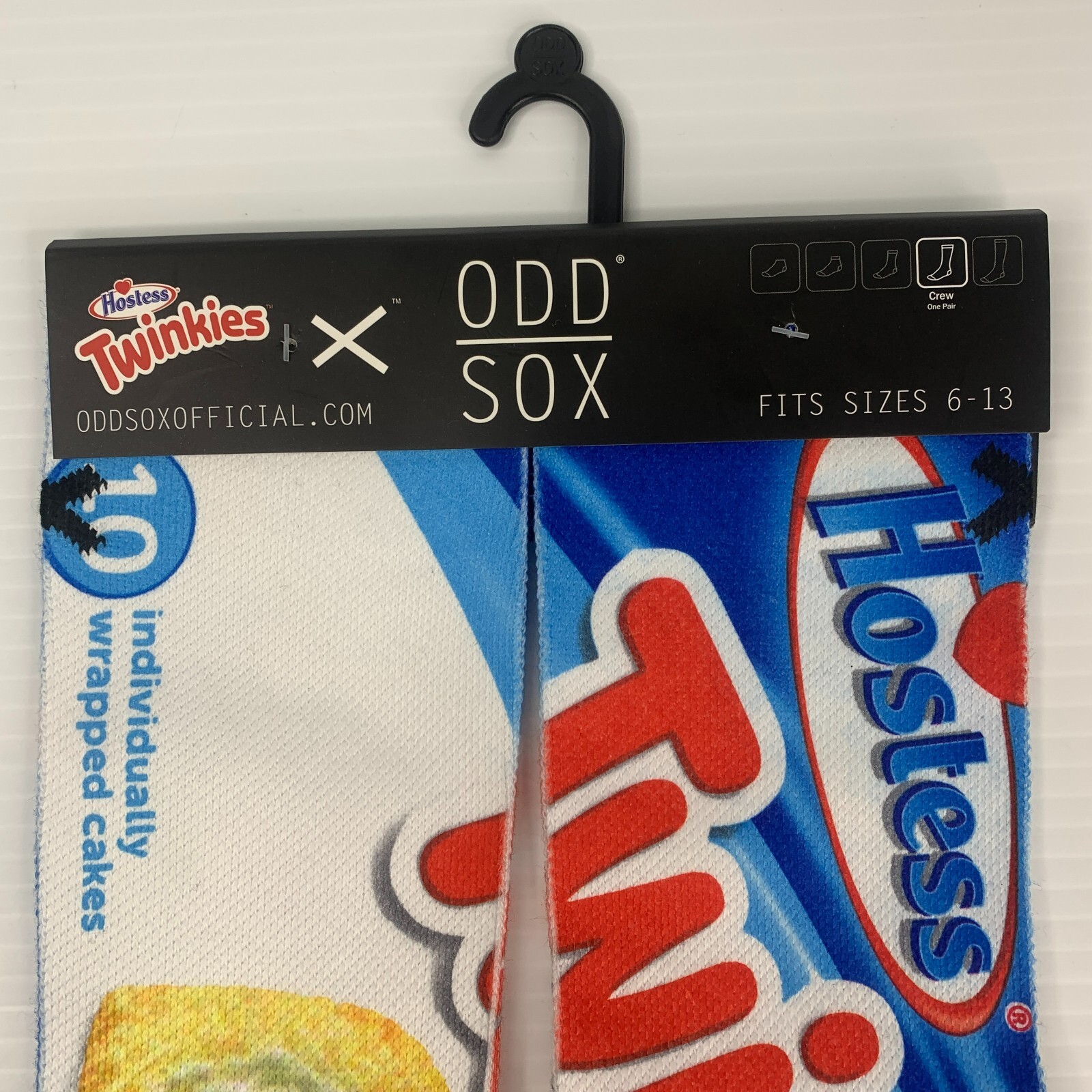 Twinkies Graphic Novelty Socks fits Sizes 6-13 Crew Adult Odd Sox ...