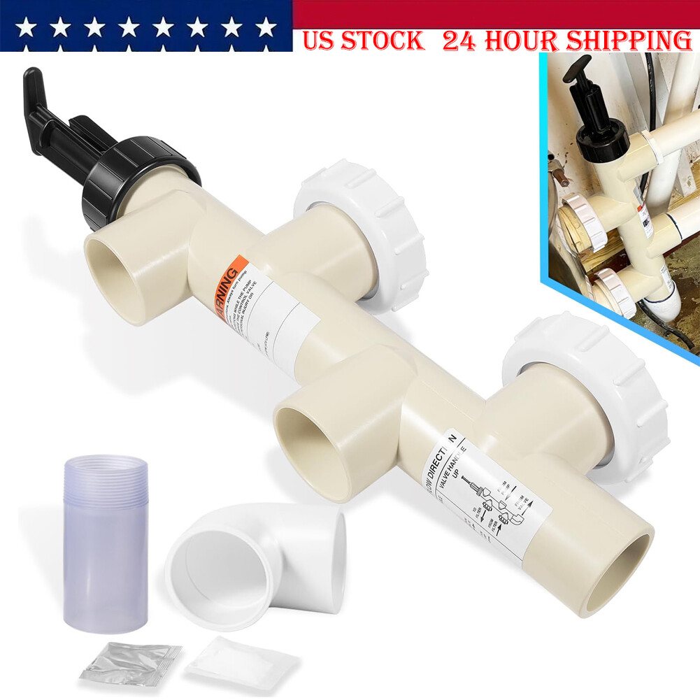 Pool Valve 263064 PVC Push Pull Slide Valve Replacement - 7.5 Inch ...