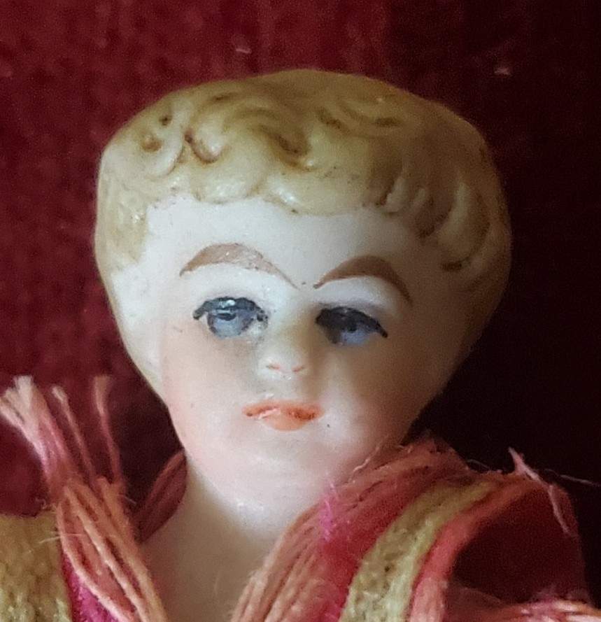 3 7/8" Antique Bisque Miniature Boy Doll | eBay