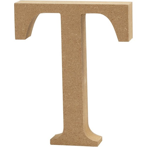 Letter, H: 8 cm, thickness 1,5 cm, MDF, T, 1pc 5712854003971 | eBay
