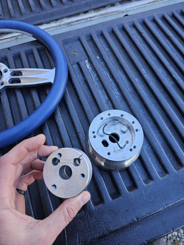 Forever Sharp Chrome Plated Steering Wheel Adapter 9 Hole for Chevrolet ...