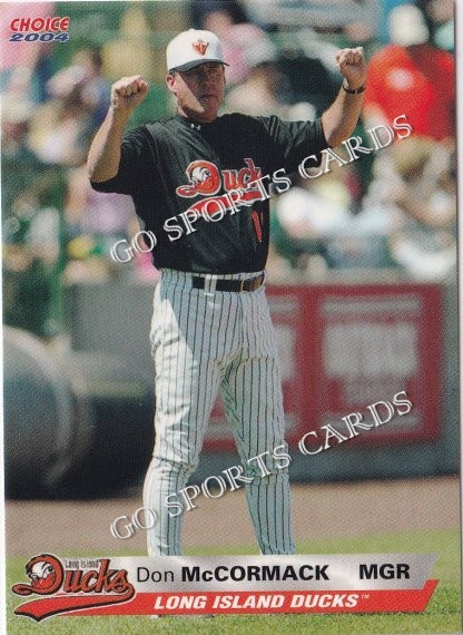 2004 Long Island Ducks Don McCormack MGR | eBay