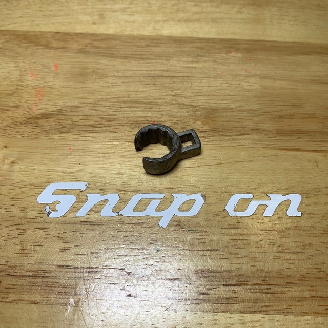 Vintage Snap On 9 16 Flare Nut Crowfoot Wrench 1 4 Drive 12 Point USA Vintage Snap On 9 16 Flare Nut Crowfoot Wrench 1 4 Drive 12 Point USA