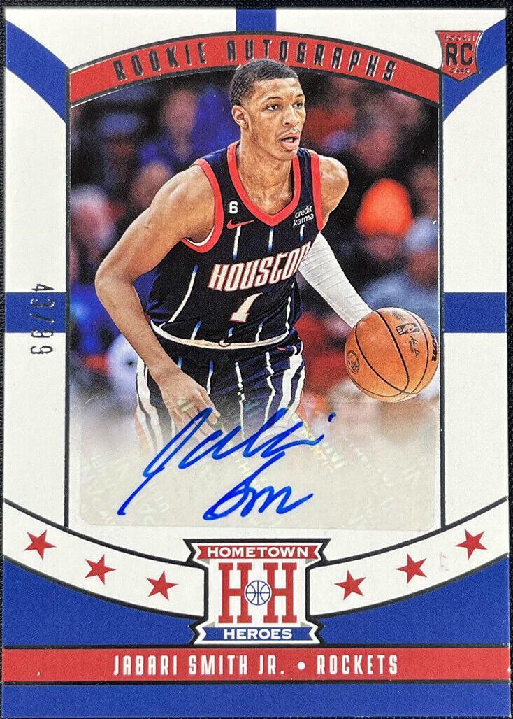 2022-23 Panini Chronicles - Hometown Heroes Rookie Autographs Jabari ...
