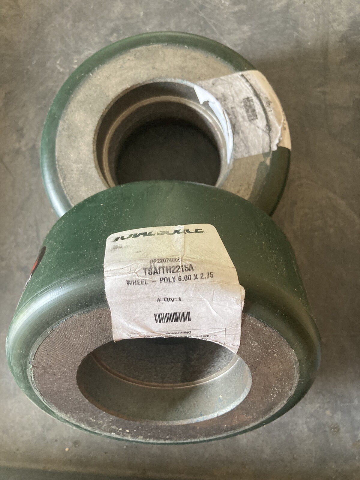 Set of 2 Thombert 2215A0 Poly Wheel for Forklift 6" OD X 2-3/4" W. | eBay