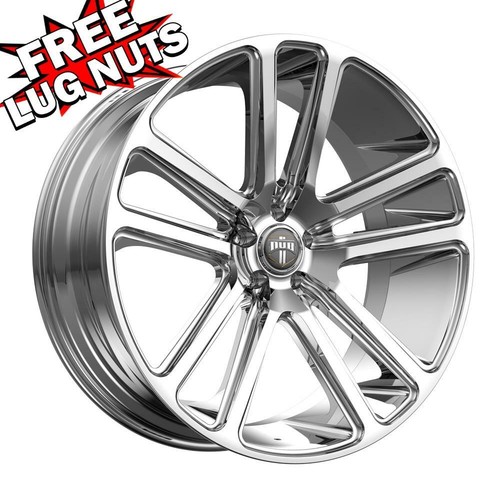 24 inch 24x10 DUB 1PC S254 FLEX CHROME wheel rim 5x5 5x127 +10 | eBay