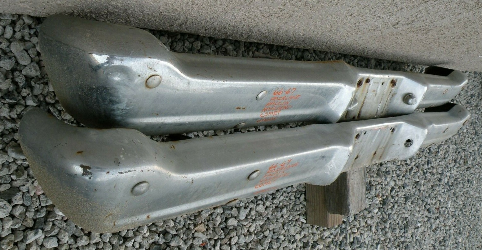 1966-1971 X Ford Ranchero Rear Back Triple Chrome Plated Bumper 66-71 ...
