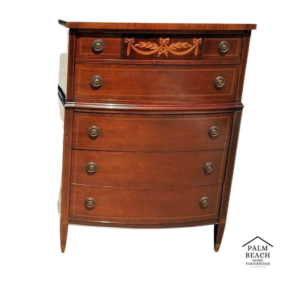 Indiana Antique Highboy Dresser