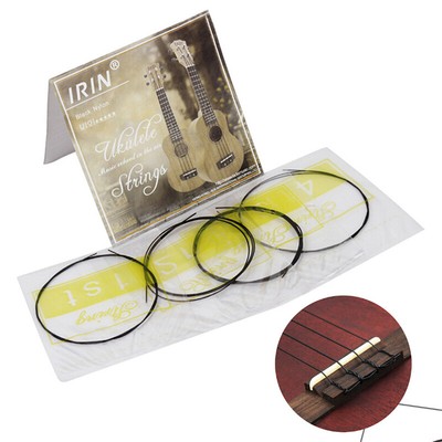 4pcs U101 ukulele strings nylon ukulele replacement strings nylon black ...