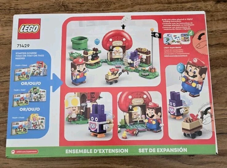 LEGO Super Mario Expansion Set #71429- Nabbit at Toad's Shop-New | eBay
