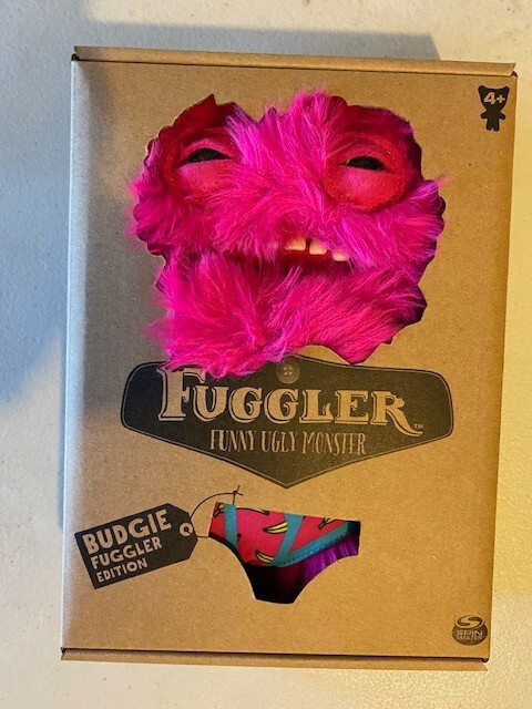 FUGGLER BUDGIE EDITION MR BUTTONS PINK FUNNY UGLY MONSTER NEW TOY | eBay