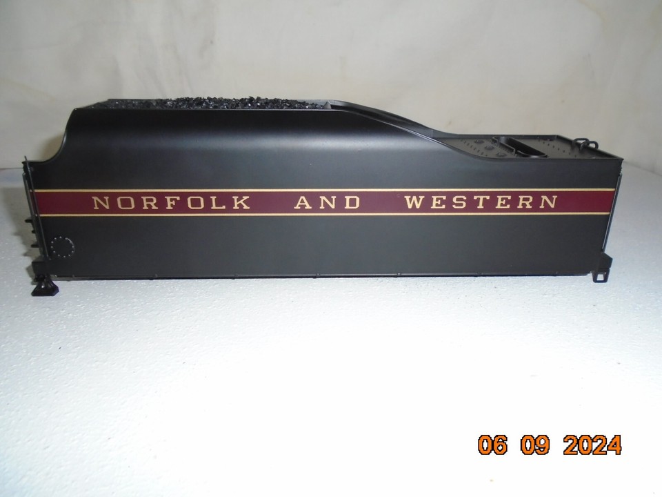 LIONEL 6-38095 N&W J CLASS #611 TENDER SHELL ONLY 6911431T02 W/ WATER ...