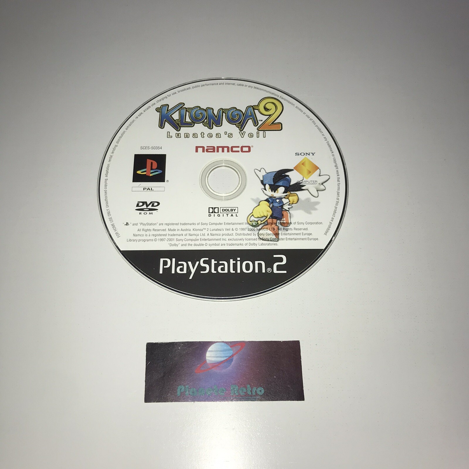 Klonoa 2 : Lunatea's Veil PlayStation 2 PAL - Prix - Photo - Présentation