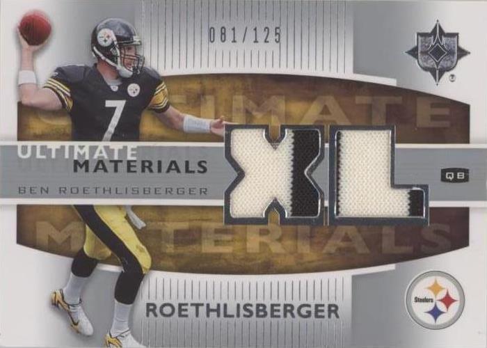 2007 Ultimate Collection - Ultimate Materials Ben Roethlisberger #UM-BR ...