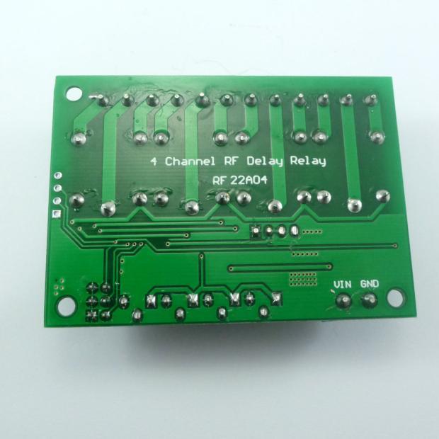 12V 4CH MultiFunction Wireless remote control Relay RF Delay Time Timer ...