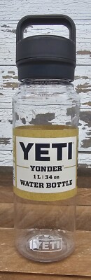 Clear YETI® 1L Bottle with Chug Lid - Brand New | eBay