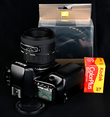 Nikon F70 DB AF 35mm Film SLR c/w Sigma AF 50mm f/2.8 Macro Lens ...