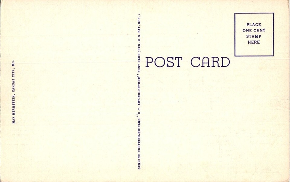 Vintage Pioneer Mother Statue Postcard Kansas City MO Max Bernstein | eBay