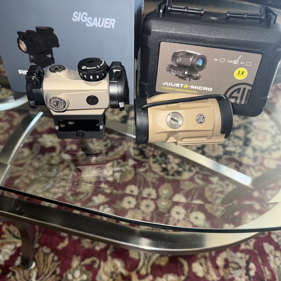 SIG SAUER ROMEO-MSR + Juliet X5 Red Dot Sight - SOR72001 Tan USA | eBay