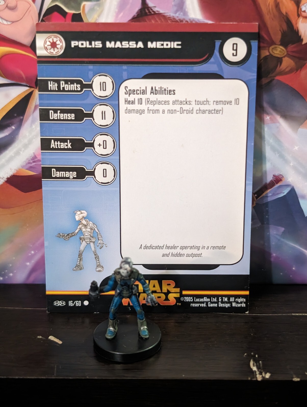 Star Wars Miniatures REVENGE OF THE SITH Polis Massa Medic 16/60 with ...