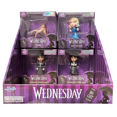 Addams Family MetalFigs 2.5" Wednesday Diecast Figures - Complete Set ...