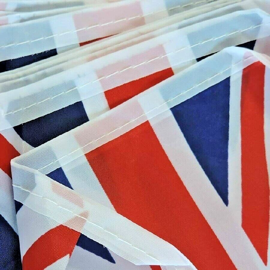 SALE BARGAIN Union Jack Bunting 2 SIZES 20 - 280 Flags 10M - 100M Free ...