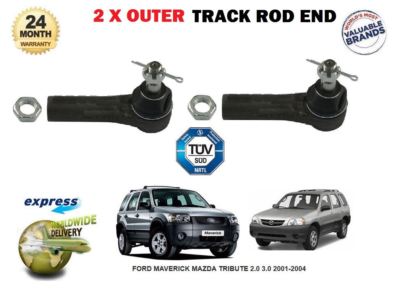 FOR FORD MAVERICK MAZDA TRIBUTE 2001-2004 2X OUTER STEERING TRACK RACK ...