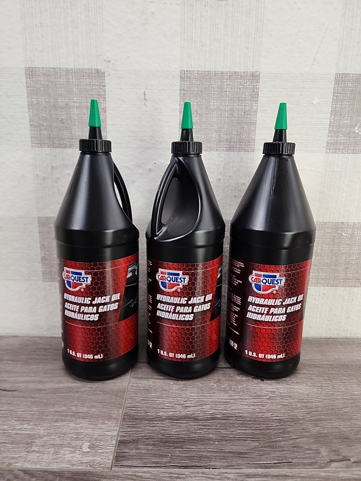 3 Pack Carquest Heavy-Duty Hydraulic Jack Oil 32oz Each New | eBay