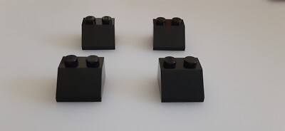 Lego Parts - Slope 45 2x2 (#3039) - Black - (4) | eBay