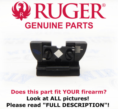 Factory Ruger Adjustable Rear Sight 10-22 dovetail mount WHITE LINES ...