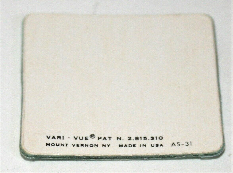 Vintage Vari-vue Flicker Swimmer Diving Scene Panel 1960s NOS New | eBay