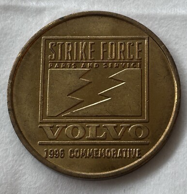 VOLVO STRIKE FORCE PARTS AND SERVICE 1996 COMMEMORATIVE MEDAL | eBay