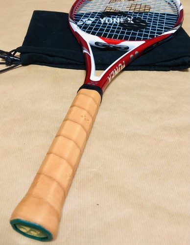 Yonex VCORE 95D Leather Grip Tennis Racket Wawrinka Hewitt Very Good ...