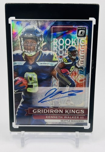 2022 Donruss Optic Kenneth Walker III Rookie Gridiron Kings 30/99 Auto ...