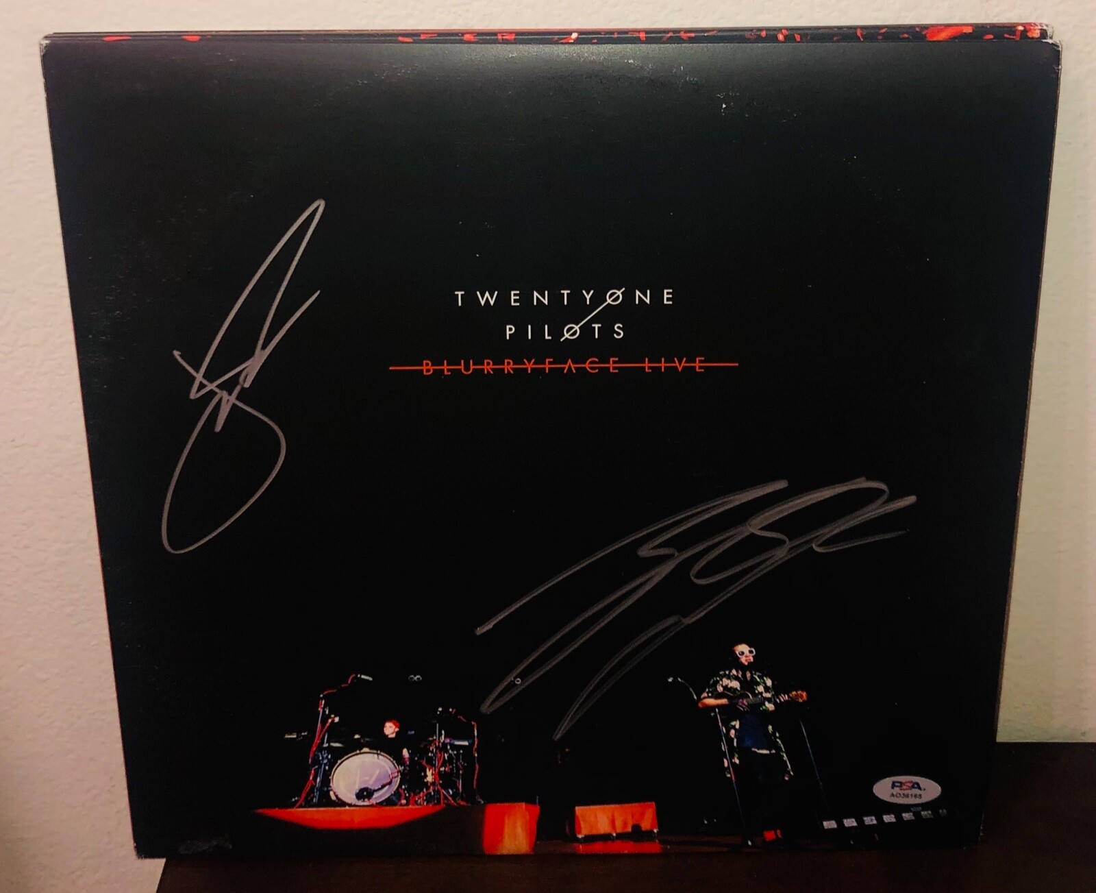 Tyler Joseph Josh Dun Twenty One Pilots Blurryface Dual Signed Vinyl ...