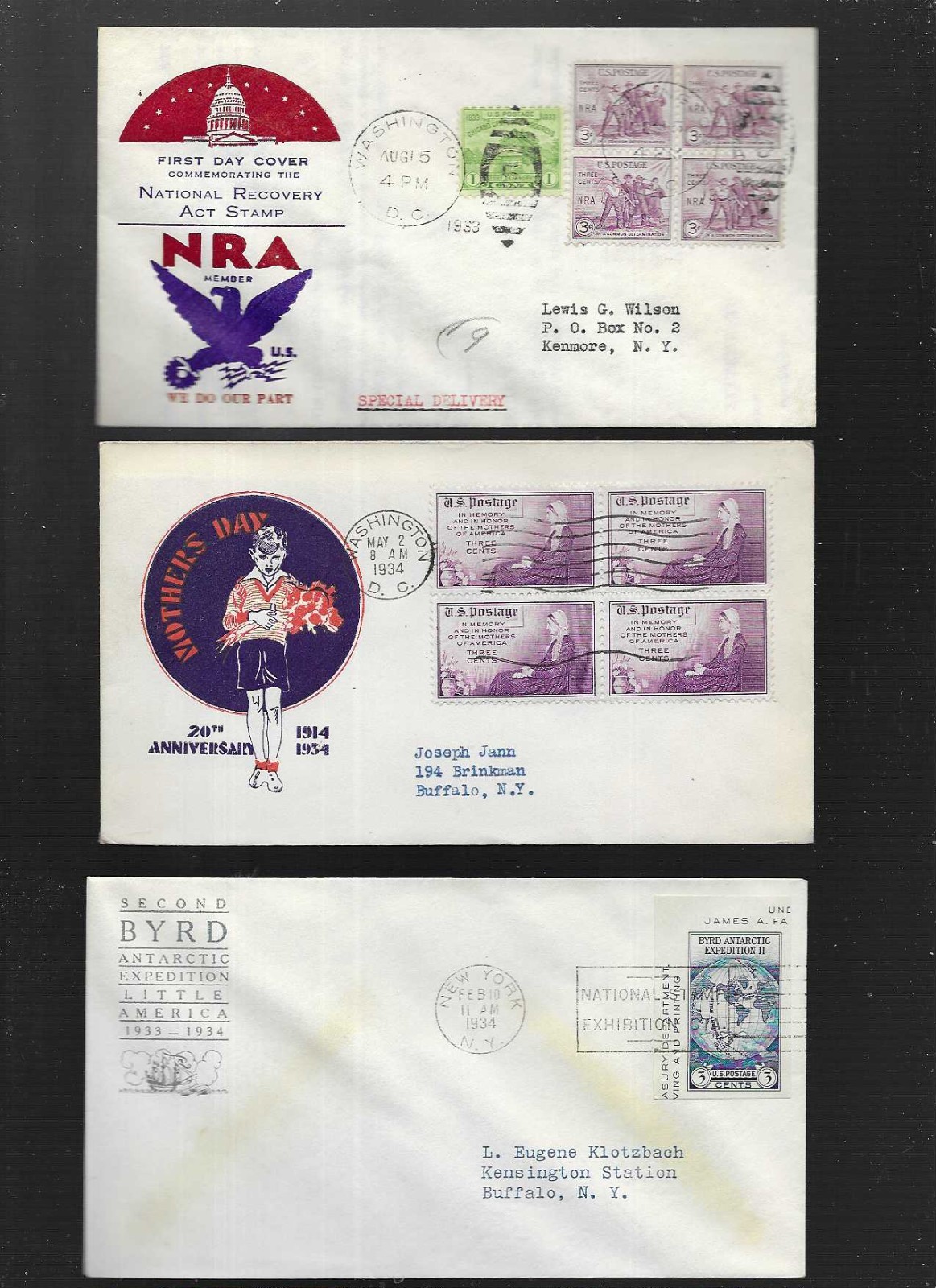 US FIRST DAY COVERS FDC 1930 'S COLLECTION LOT OF 24 | eBay