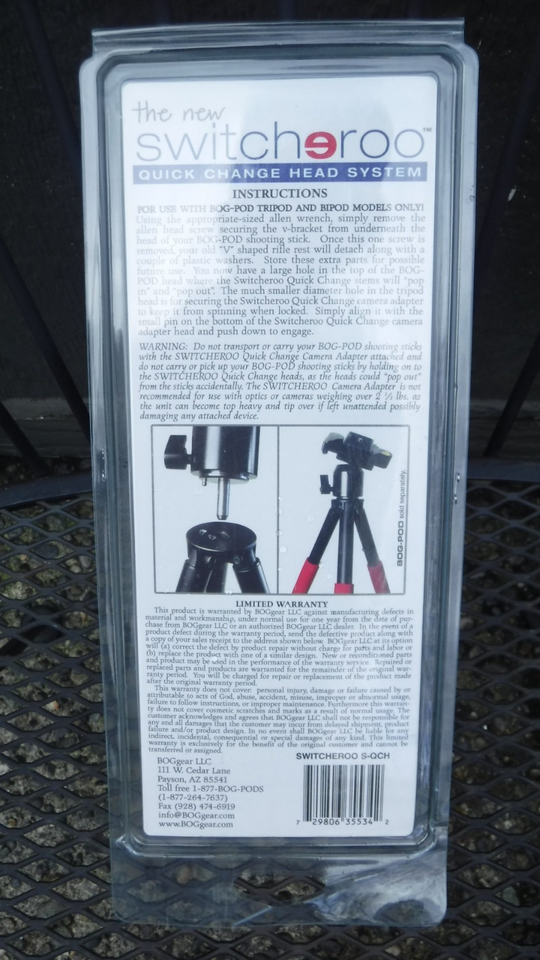 BOG S-QCH Switcheroo Quick Change Head System boghunt | eBay