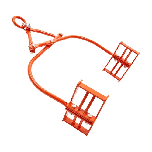 VEVOR 24in Stone Lifting Tongs 2 Claw Steel Rock Tongs Swivel Log ...
