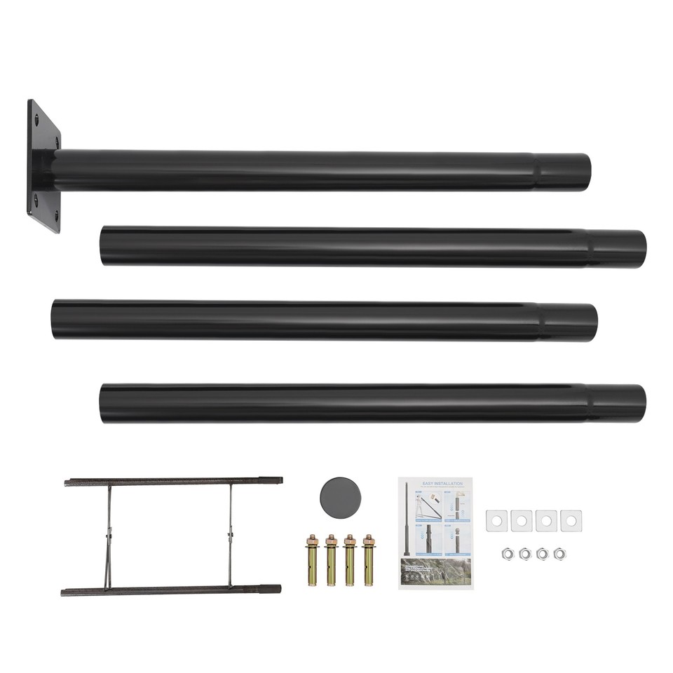 Street Light Pole Outdoor Street Courtyard Parking Lot Lighting Post ...