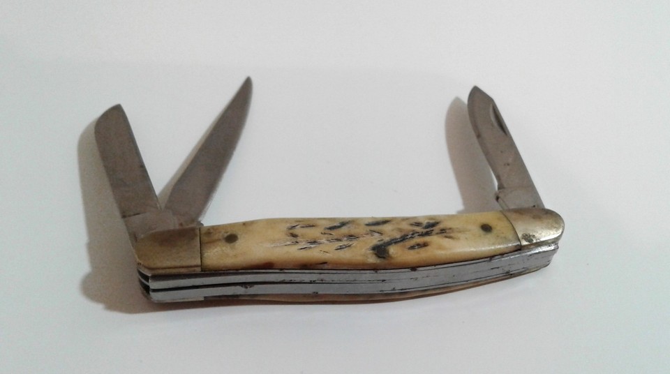 Vintage Winchester 3 Blade Pocket Knife | eBay