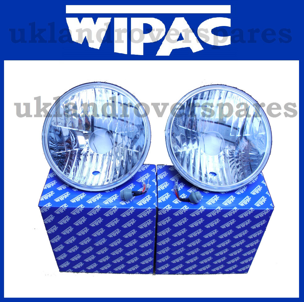 MINI CLASSIC 7" CRYSTAL CLEAR HEADLIGHTS (PAIR) WIPAC - FREEFORM - HIGH ...