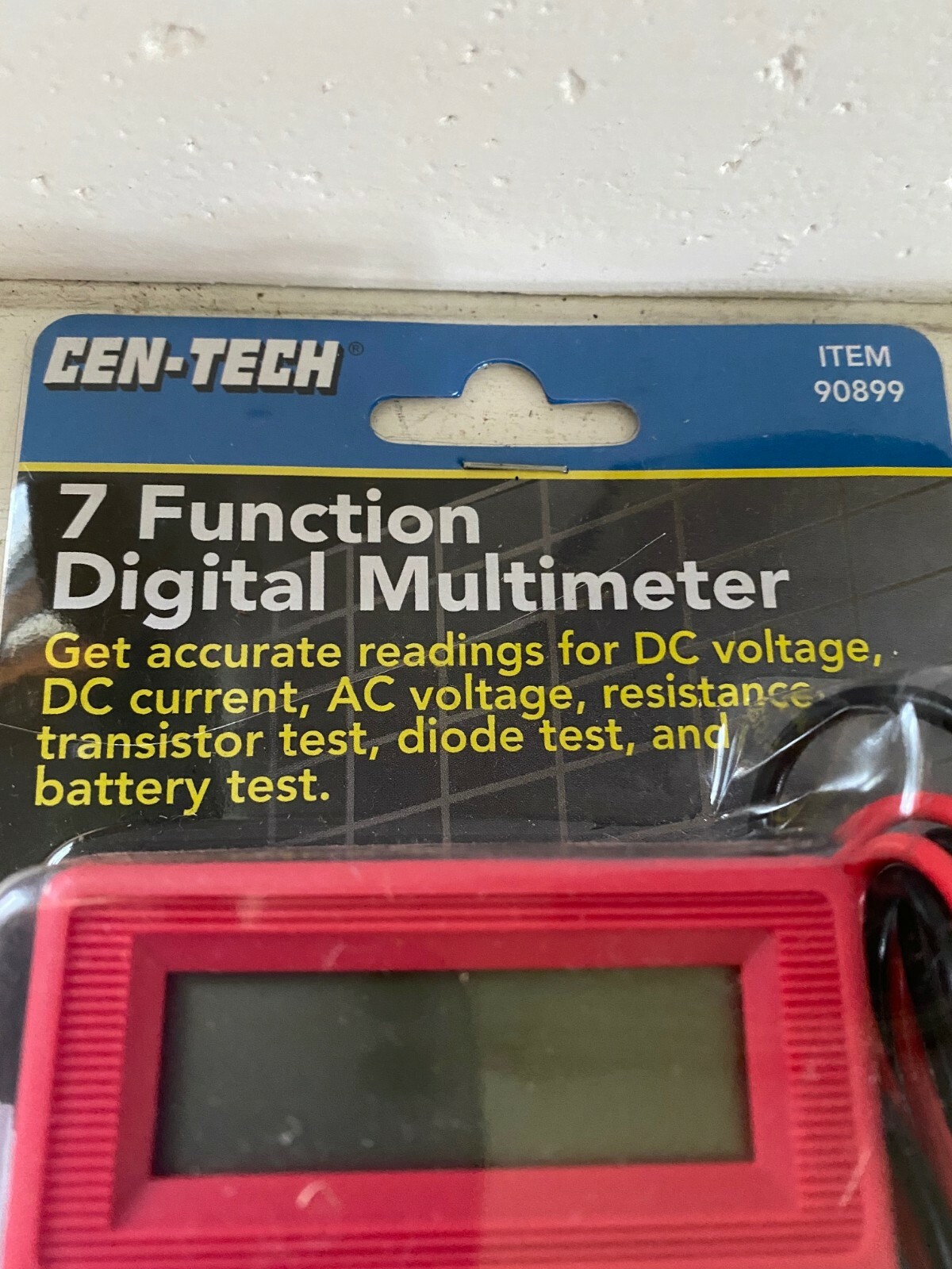 NEW CEN-TECH 7 Function Digital Multi-Tester Multimeter Item 90899 | eBay