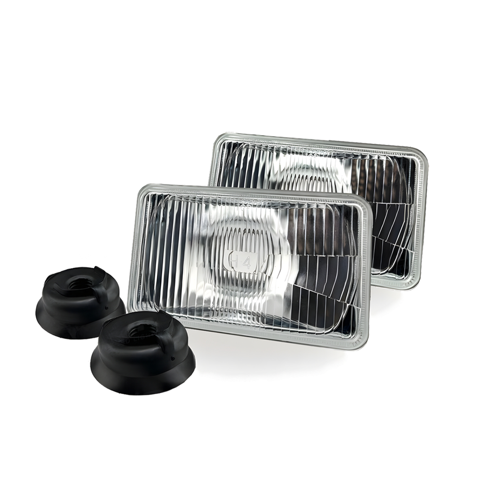 4pcs 4x6" GLASS LED Headlight Housings For Chevrolet R2500 Suburban ...