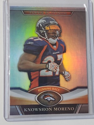 2011 TOPPS PLATINUM KNOWSHON MORENO #36 CARD $0.99 VALUE BOX | eBay