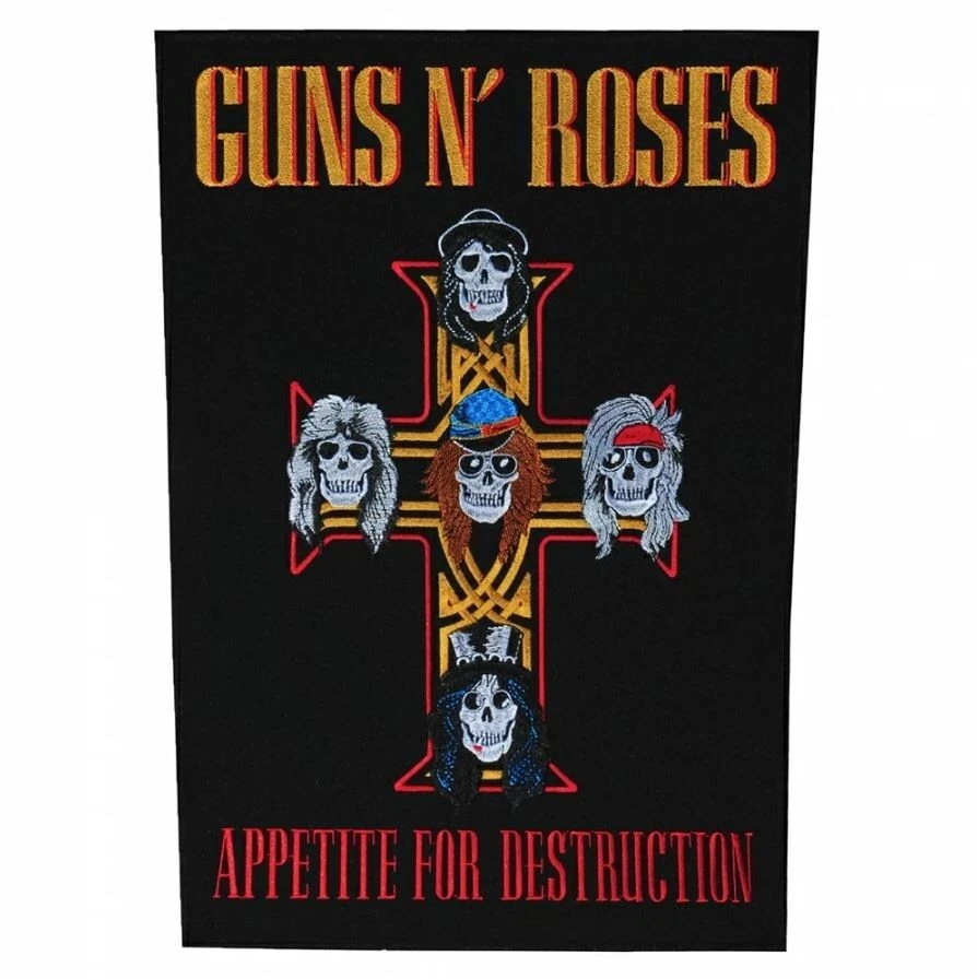 Guns N Roses Appetite For Destruction Back Cover